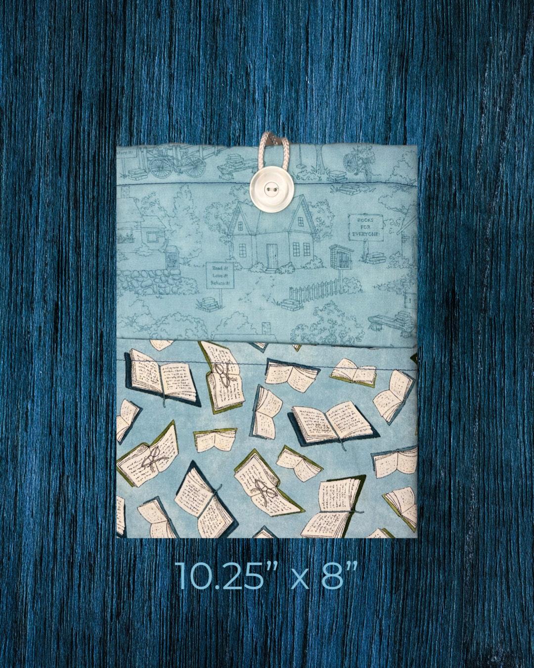 Library Reading Book Sleeve Scribe Book Sleeve Fabric Book Sleeve Book ...