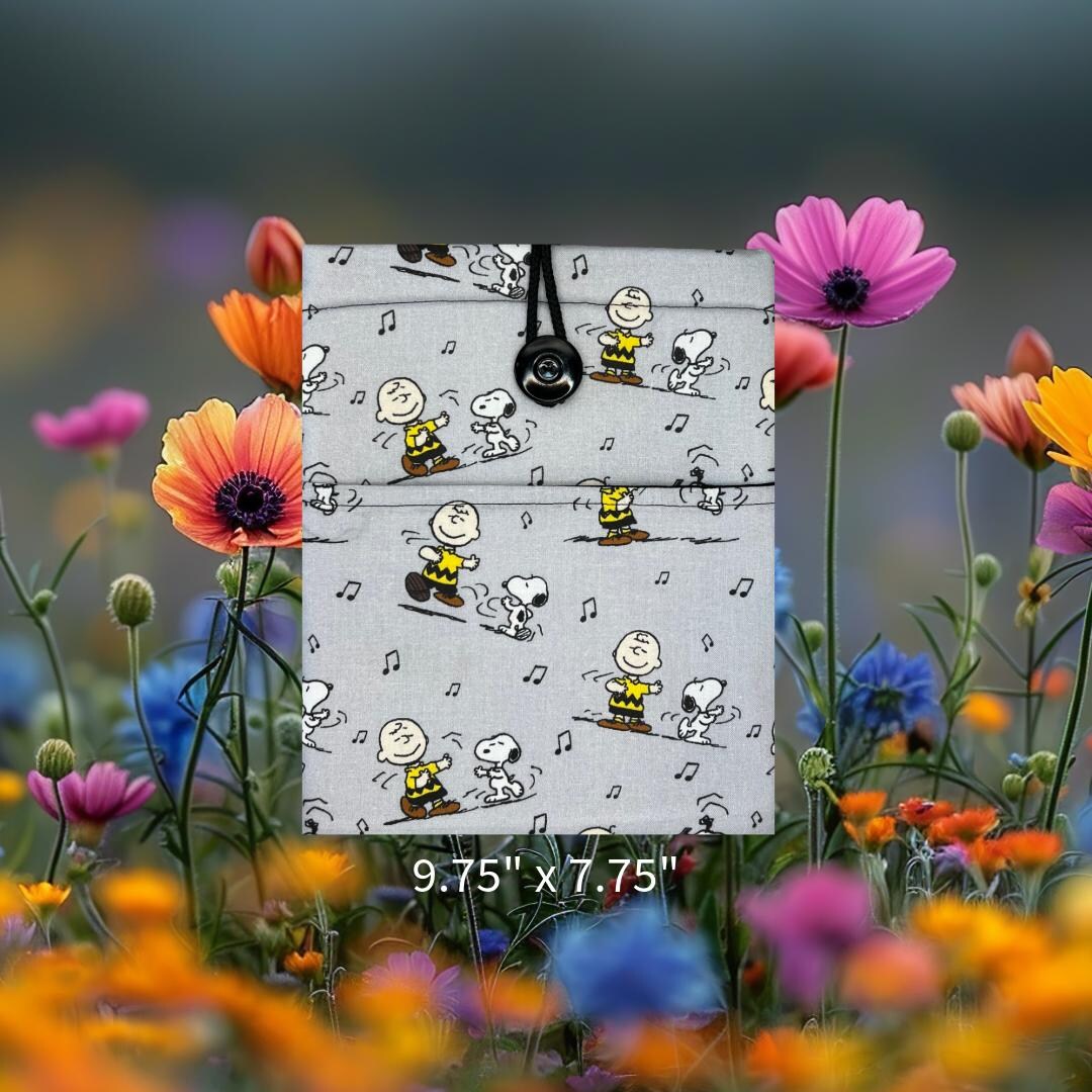 Cartoon Dog Book Sleeve Licensed Fabric: Humorous Padded Tablet ...