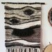 Woven Wall Hanging Modern Wool Home Decor Grey White Black - Etsy
