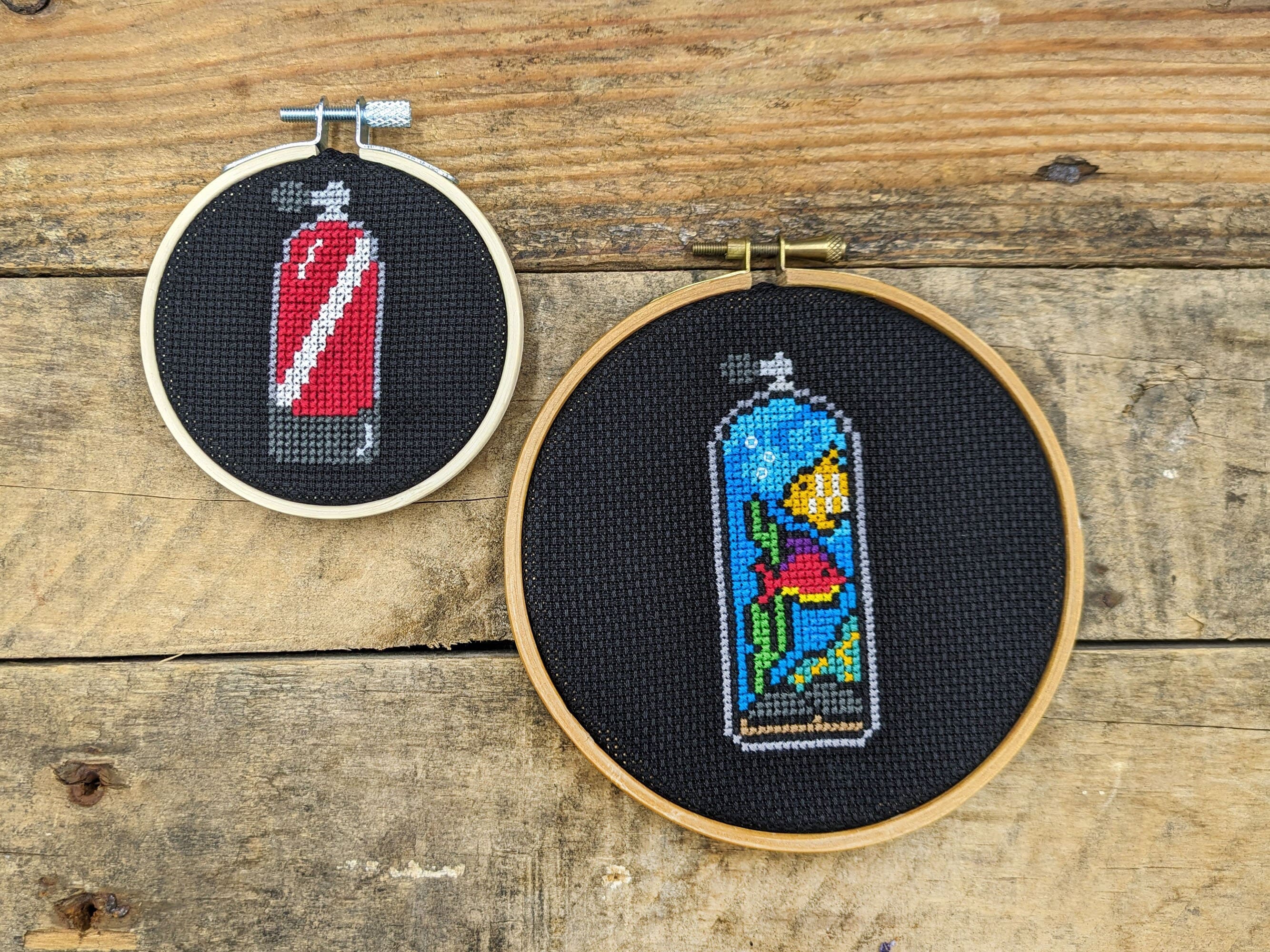 Scuba Diving Cross Stitch 2-pattern Bundle - PDF DOWNLOAD - Etsy