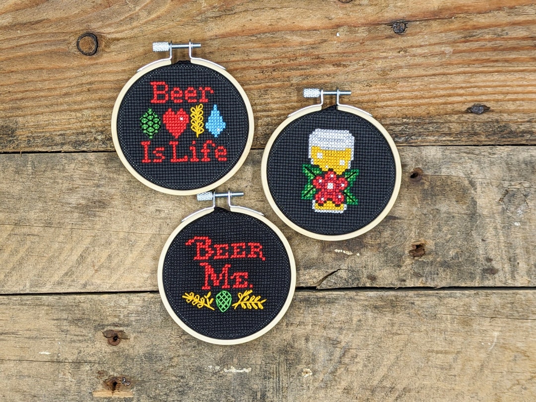 Beer Trio Cross Stitch Pattern Bundle - PDF DOWNLOAD - Etsy