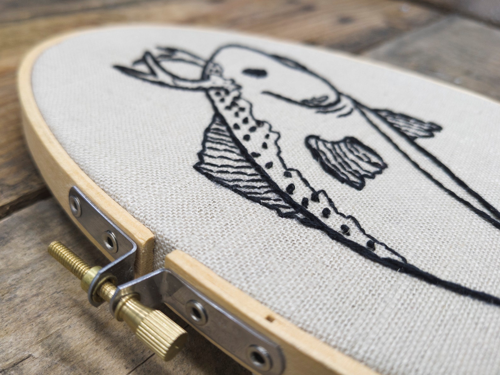 Trophy Trout Hand Embroidery Pattern - Instant PDF DOWNLOAD - Etsy