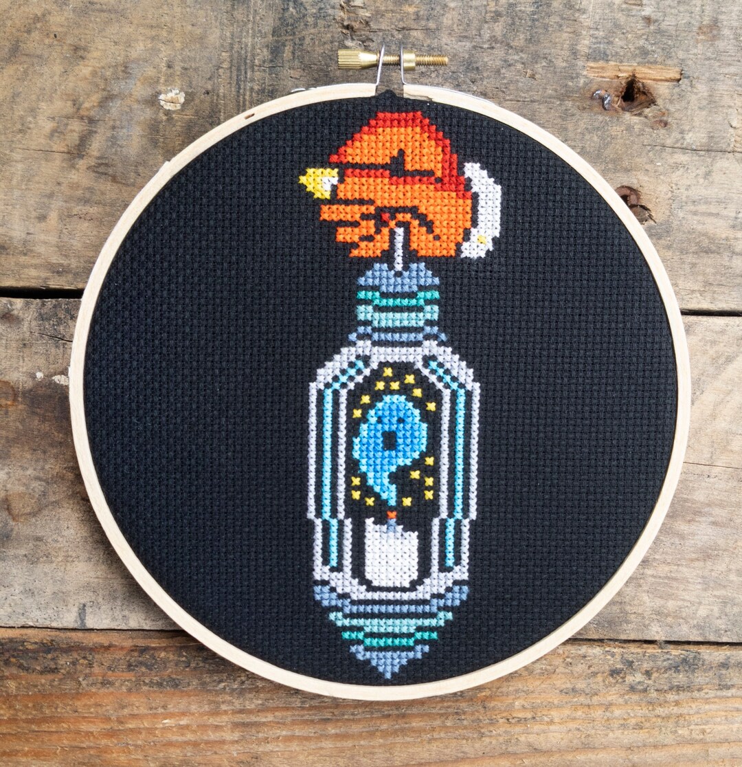 Blue Flame Familiar Cross Stitch Pattern - Instant PDF DOWNLOAD - Etsy