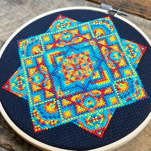 Southwest Mosaic Cross Stitch Pattern - Instant PDF DOWNLOAD - Etsy