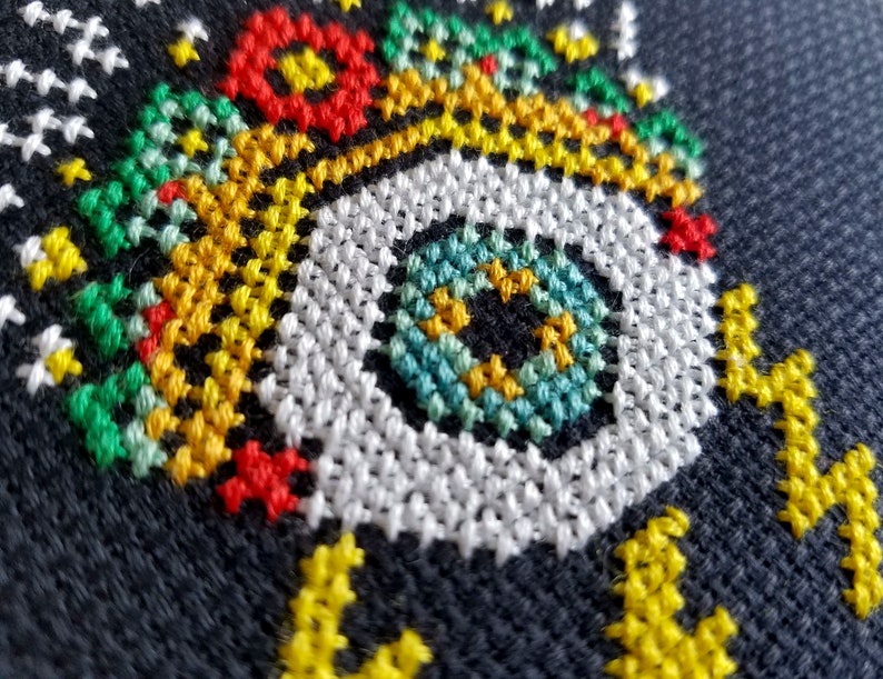 Eye of the Storm Cross Stitch Pattern - PDF DOWNLOAD - Etsy