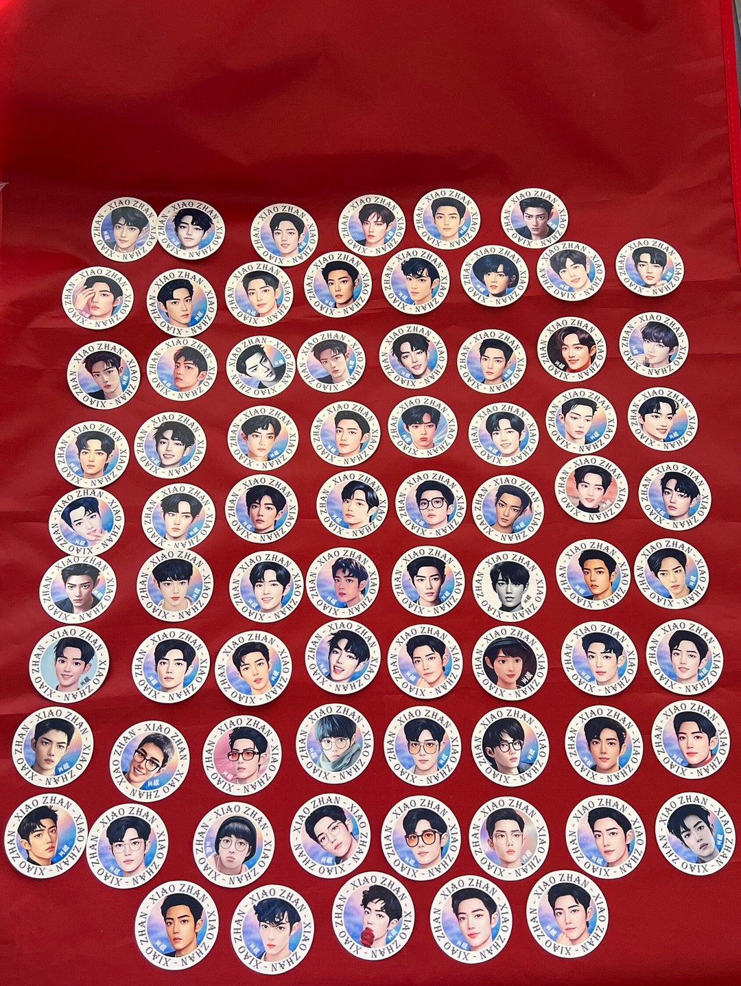 Set of 5 2 Xiao Zhan Water Resistant Stickers Decals - Etsy