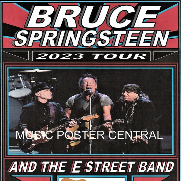 Bruce Springsteen 2023 Poster - Etsy