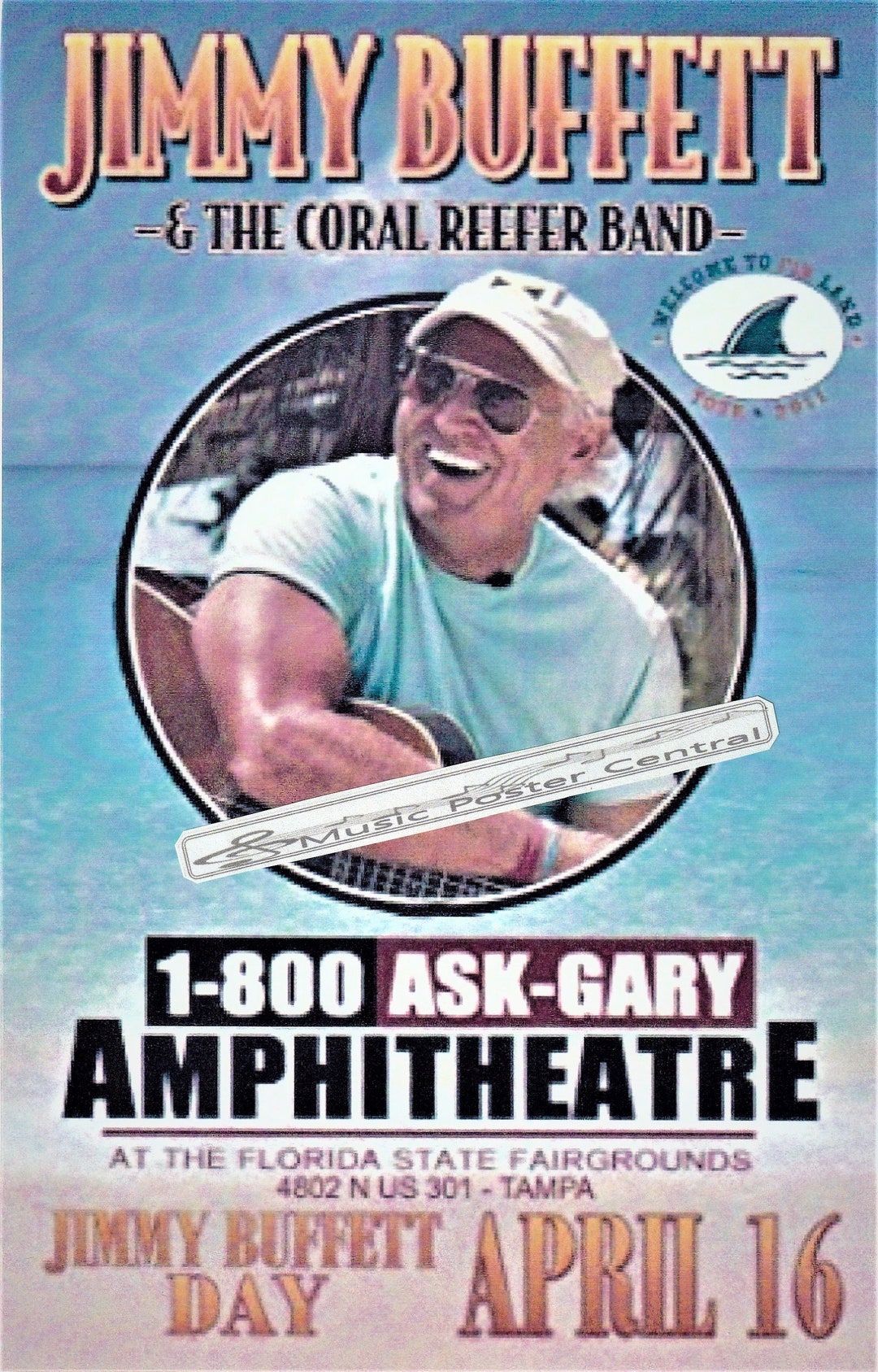 JIMMY BUFFETT & the Coral Reefer Band "jimmy Buffett Day" Poster. - Etsy
