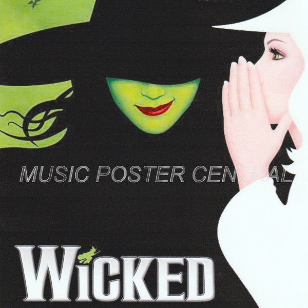 Wicked Musical Poster - Etsy UK