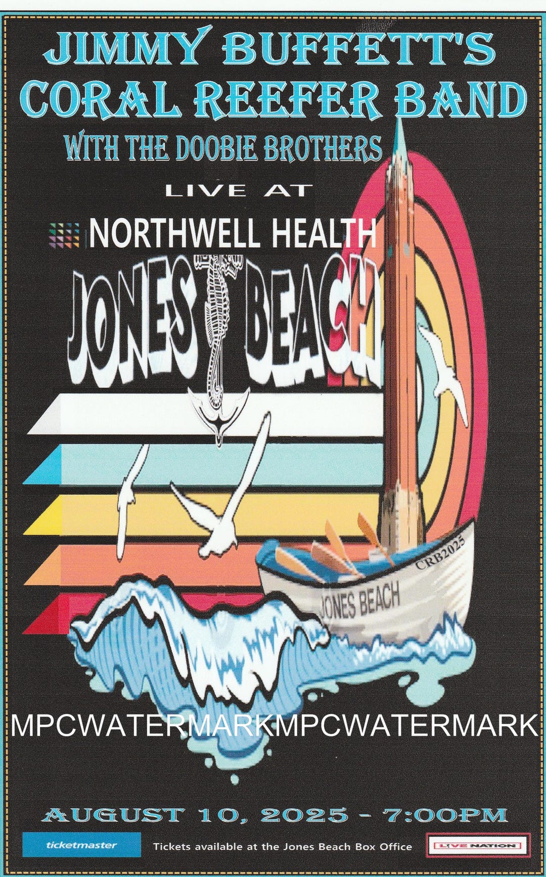 Jimmy Buffett's Coral Reefer Band W/the Doobie Brothers Live at Jones ...