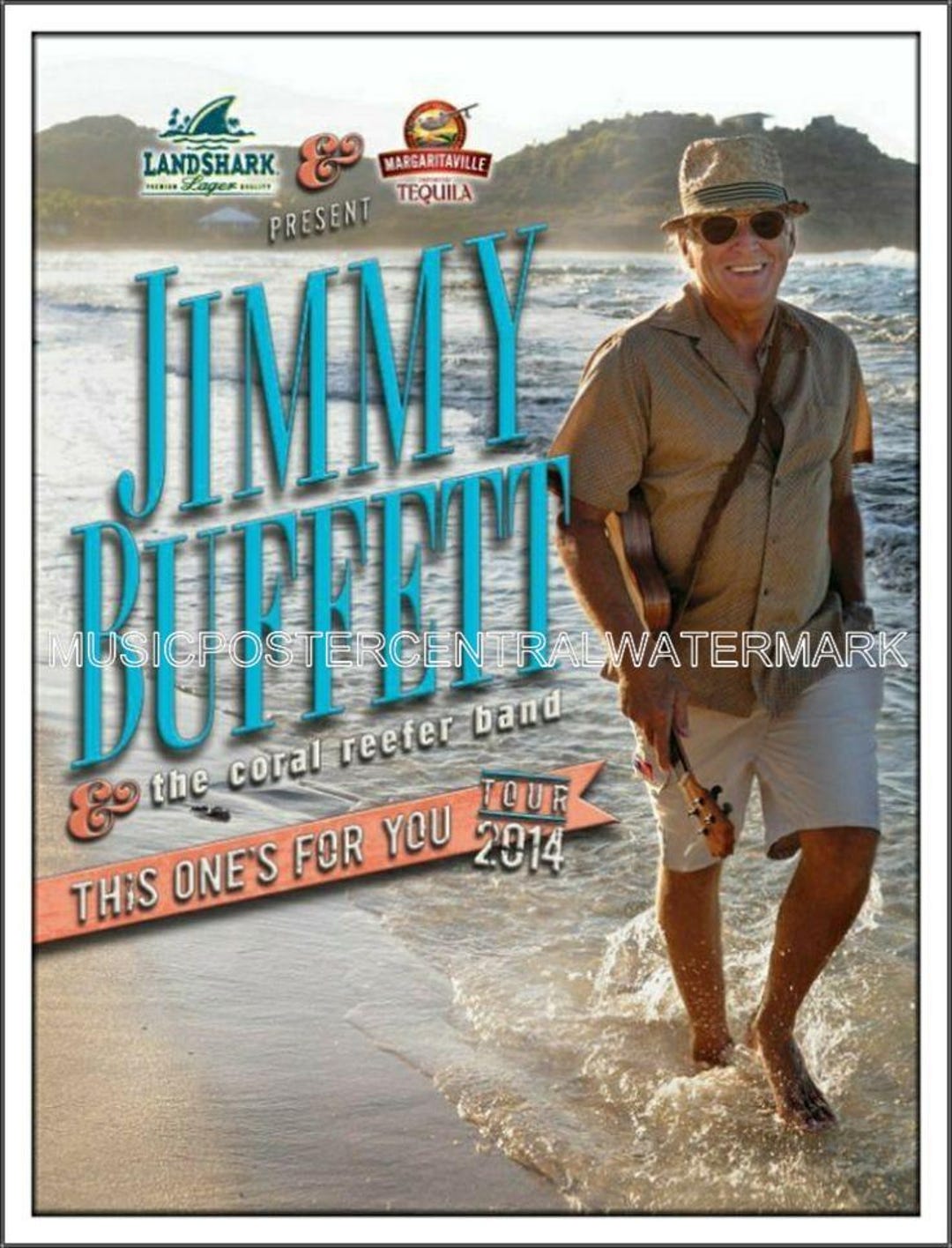 Jimmy Buffett & the Coral Reefer Band 2014 This Ones for You Color Tour ...