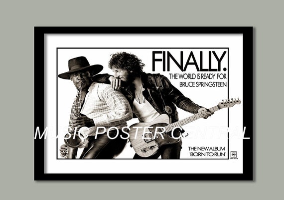 Bruce Springsteen Born To Run Poster