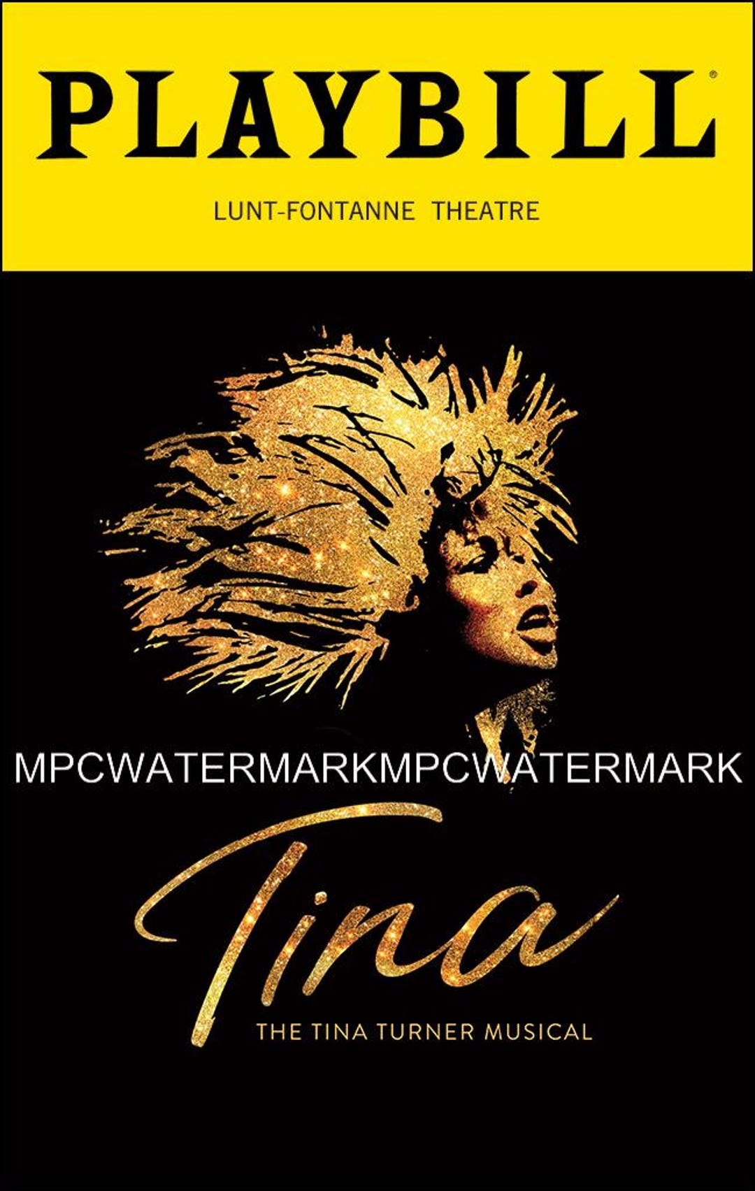Tina: the Tina Turner Musical 11x17 Color Poster - Etsy
