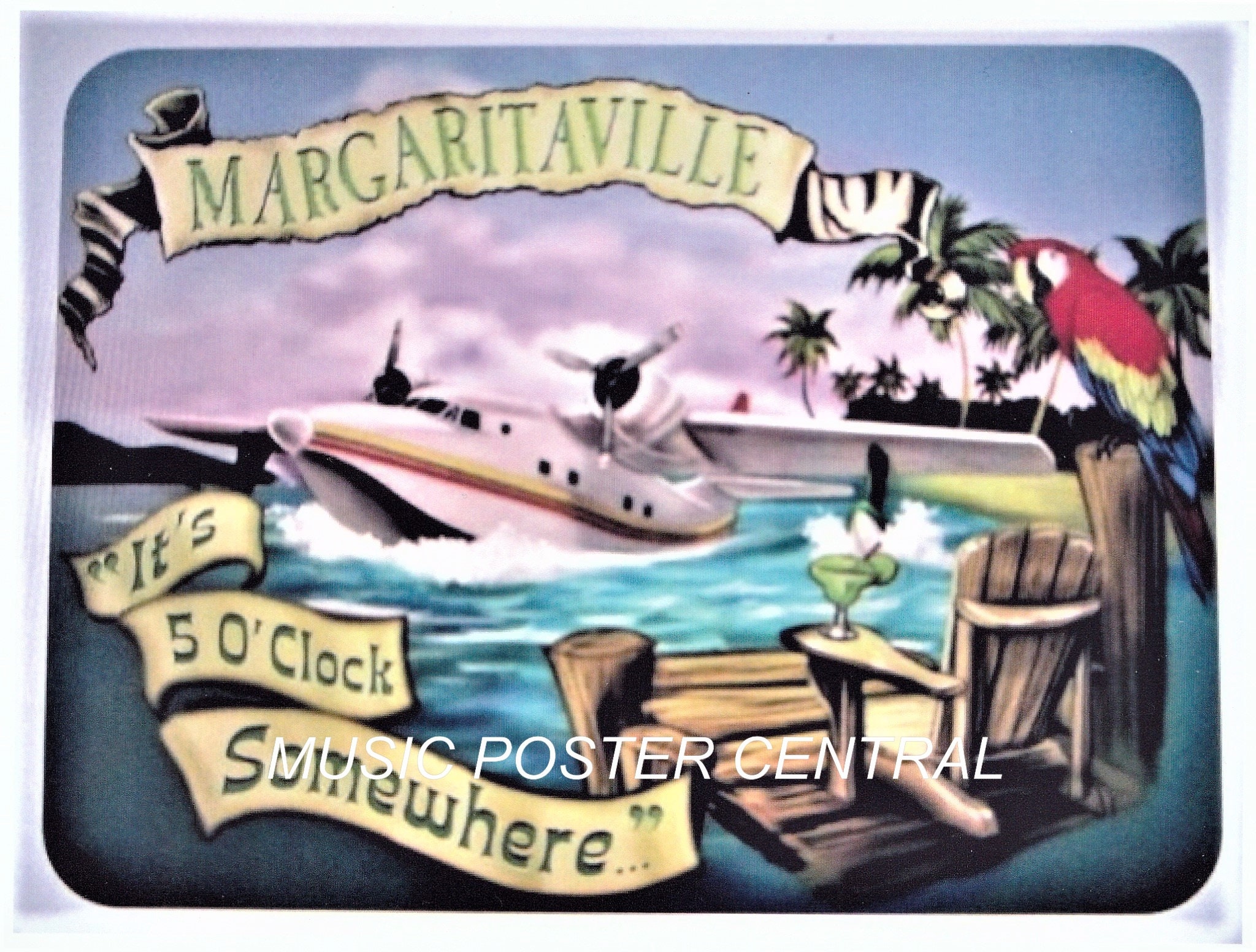 Jimmy Buffett Margaritaville it's 5 O'clock Somewhere 11x15 2003 Poster ...