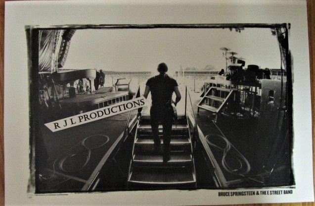 Bruce Springsteen Rare Springsteen Poster taking the Stage Black ...