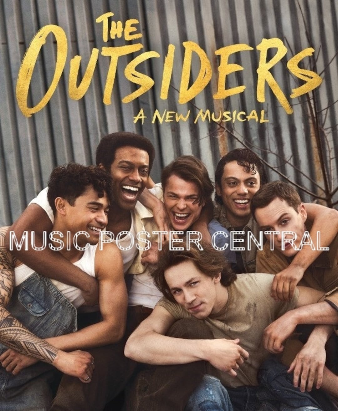 The Outsiders Broadway Play Color Poster - Etsy