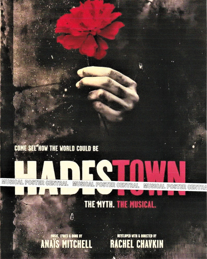 Hadestown Broadway Play 11x17 Color Poster - Etsy