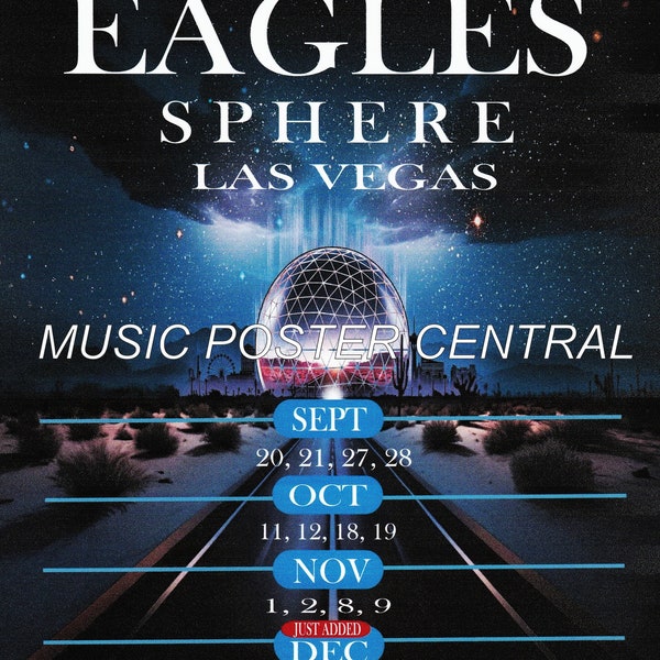 Eagles Las Vegas Sphere - Etsy