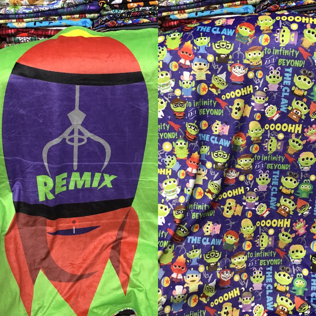 Toy Story Alien Inspired Baby/toddler Blanket/adult Lap Blanket - Etsy
