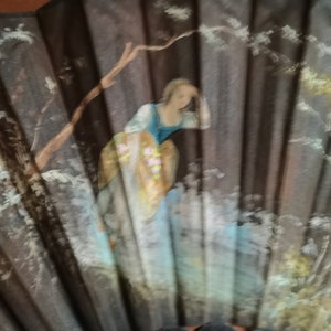 Vintage Antique 1880s 1890s 1900s Hand Painted Fan - Etsy