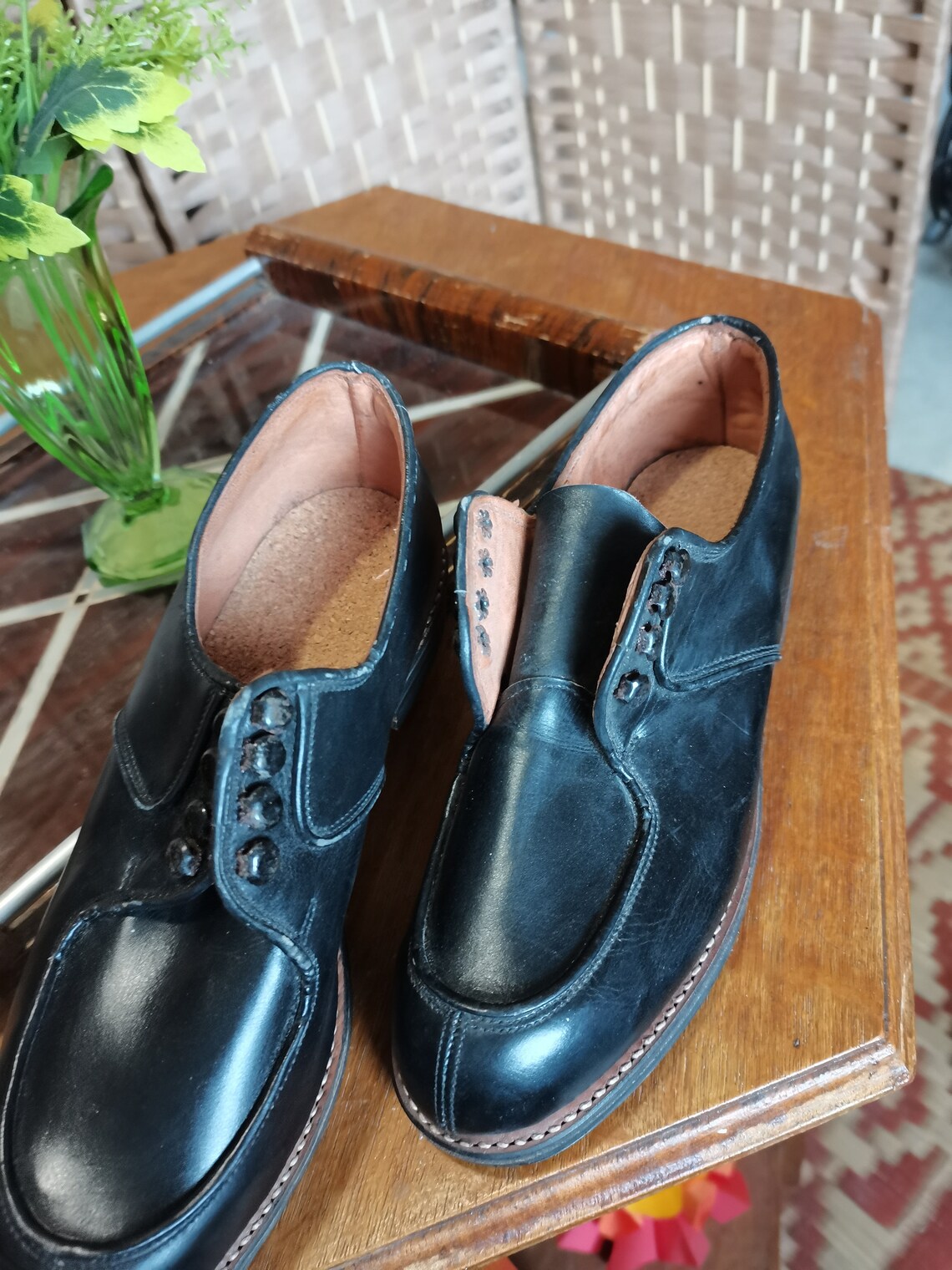 Vintage 1940s Shoes Ww2 FR35 5 UK2 US4 Dead Stock - Etsy