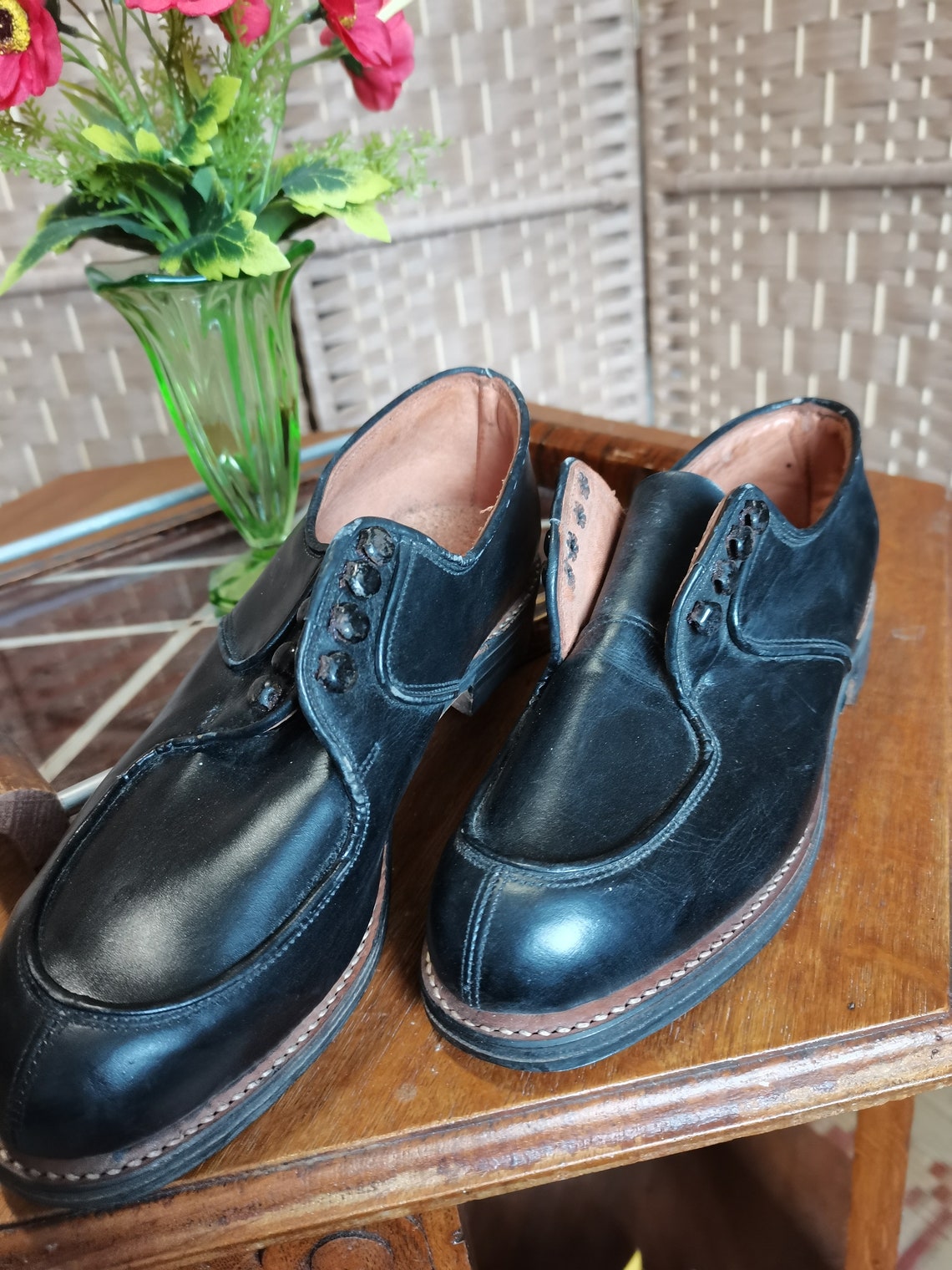 Vintage 1940s Shoes Ww2 FR35 5 UK2 US4 Dead Stock - Etsy