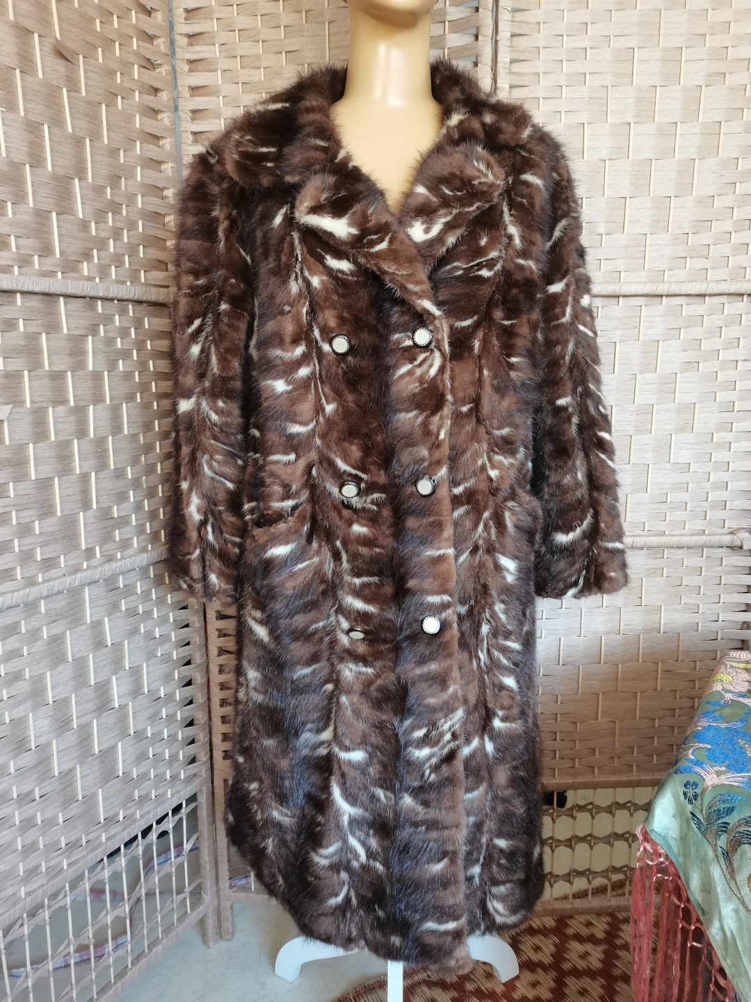 Vintage 1970s Fur Coat Size M L - Etsy