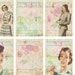 Retro Ladies Guest Check Collage Sheet, Printable, - Etsy