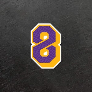 Kobe8 Forever Los Angeles Lakers Number 8 Infinity NBA Basketball ...
