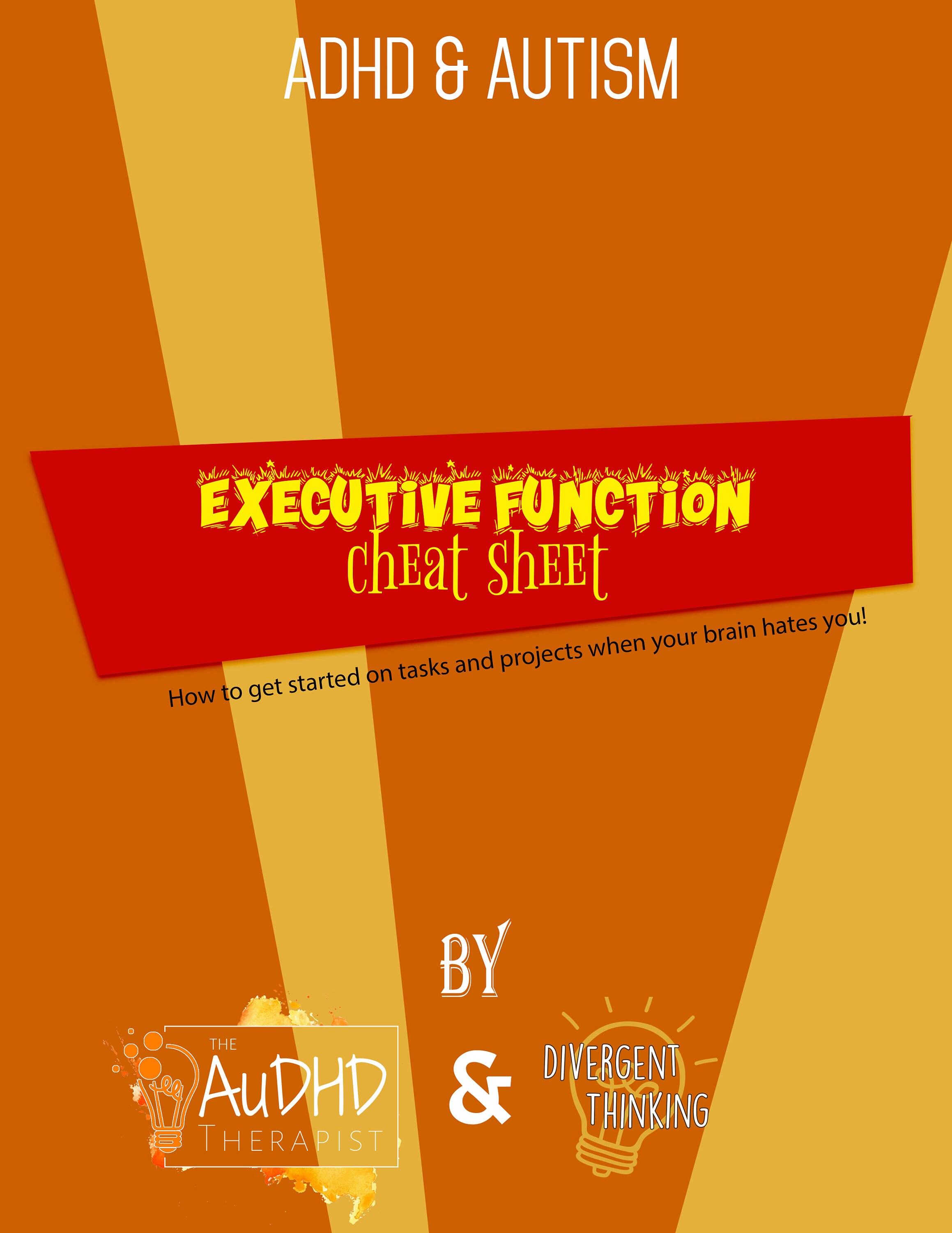 Executive Functions Cheat Sheet - Etsy