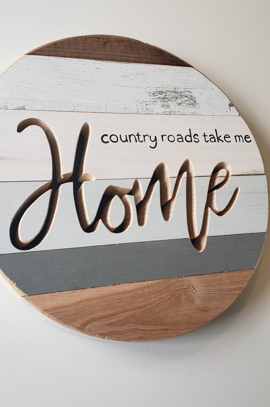 Country Roads Take Me Home Wooden Sign Living Room Sign - Etsy