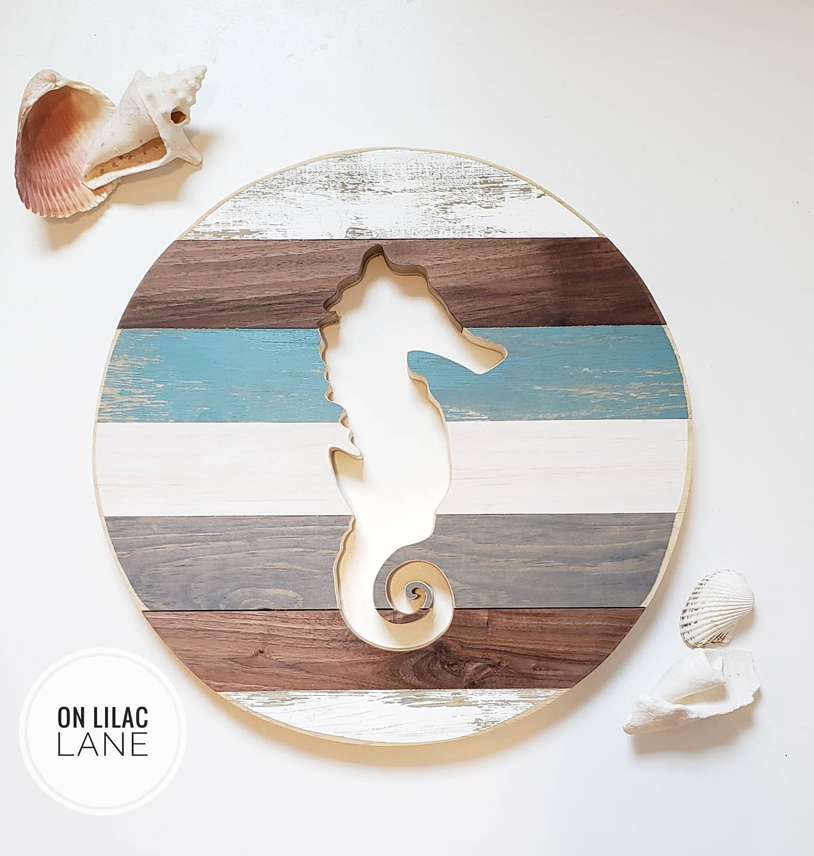 Seahorse Sign Beach House Decor Beach Home Decor Nautical - Etsy