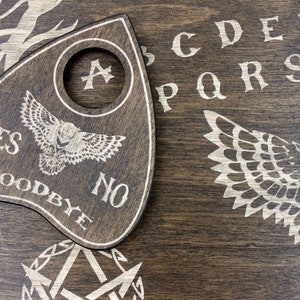 Engraved Ouija Board-talking Board-wooden Spirit Ouija Board With ...