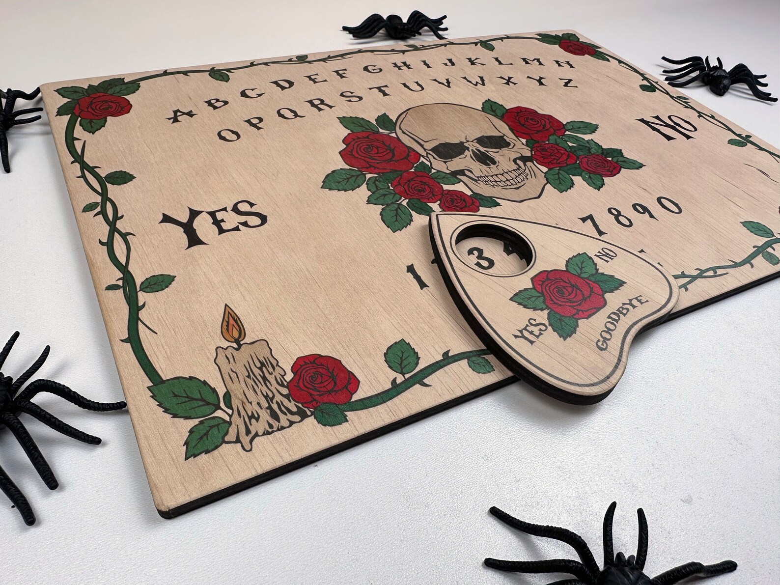 Wooden Spirit Ouija Board With Planchette-talking Board-board Games ...
