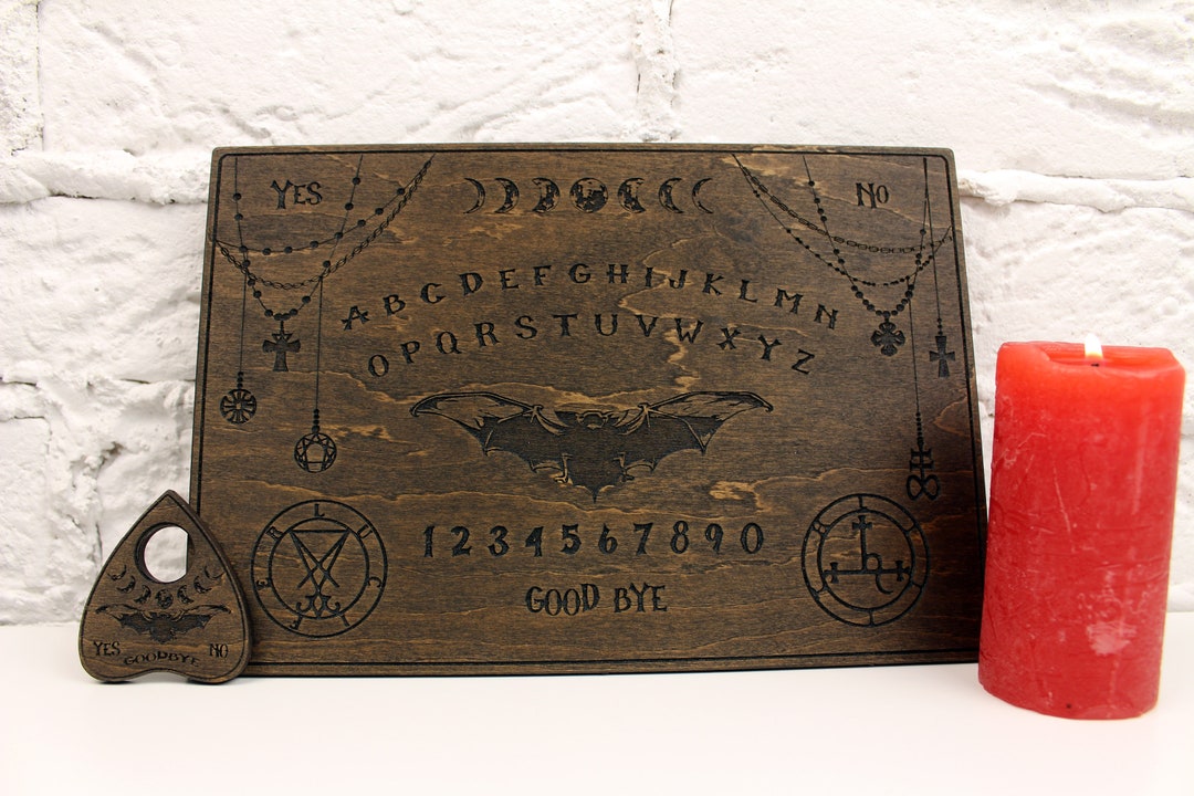 Spirit Ouija Board With Planchette-wooden Talking Board-board Games ...
