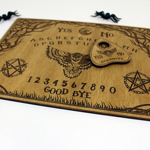 Talking Board-wooden Spirit Ouija Board With Planchette-board Games ...