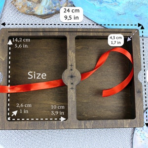 Personalized Wooden Tarot Deck Box-double Tarot Card Box-large Tarot ...