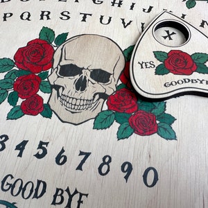 Wooden Spirit Ouija Board With Planchette-talking Board-board Games ...