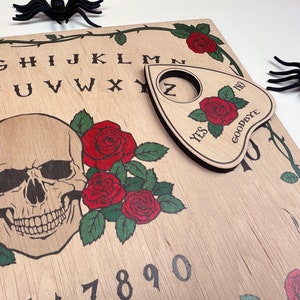 Wooden Spirit Ouija Board With Planchette-talking Board-board Games ...