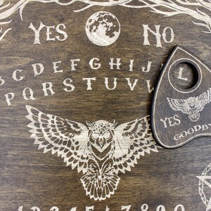 Engraved Ouija Board-talking Board-wooden Spirit Ouija Board With ...