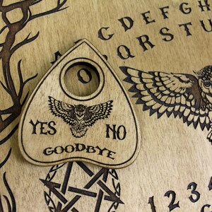 Talking Board-wooden Spirit Ouija Board With Planchette-board Games ...