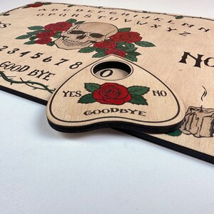 Wooden Spirit Ouija Board With Planchette-talking Board-board Games ...