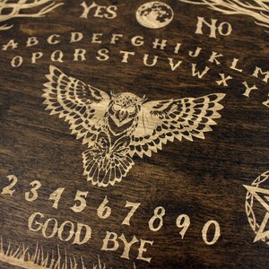 Engraved Ouija Board-talking Board-wooden Spirit Ouija Board With ...