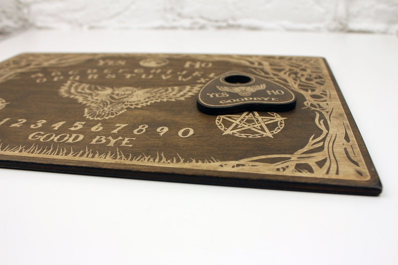Engraved Ouija Board-talking Board-wooden Spirit Ouija Board With ...
