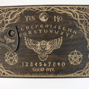 Engraved Ouija Board-talking Board-wooden Spirit Ouija Board With ...