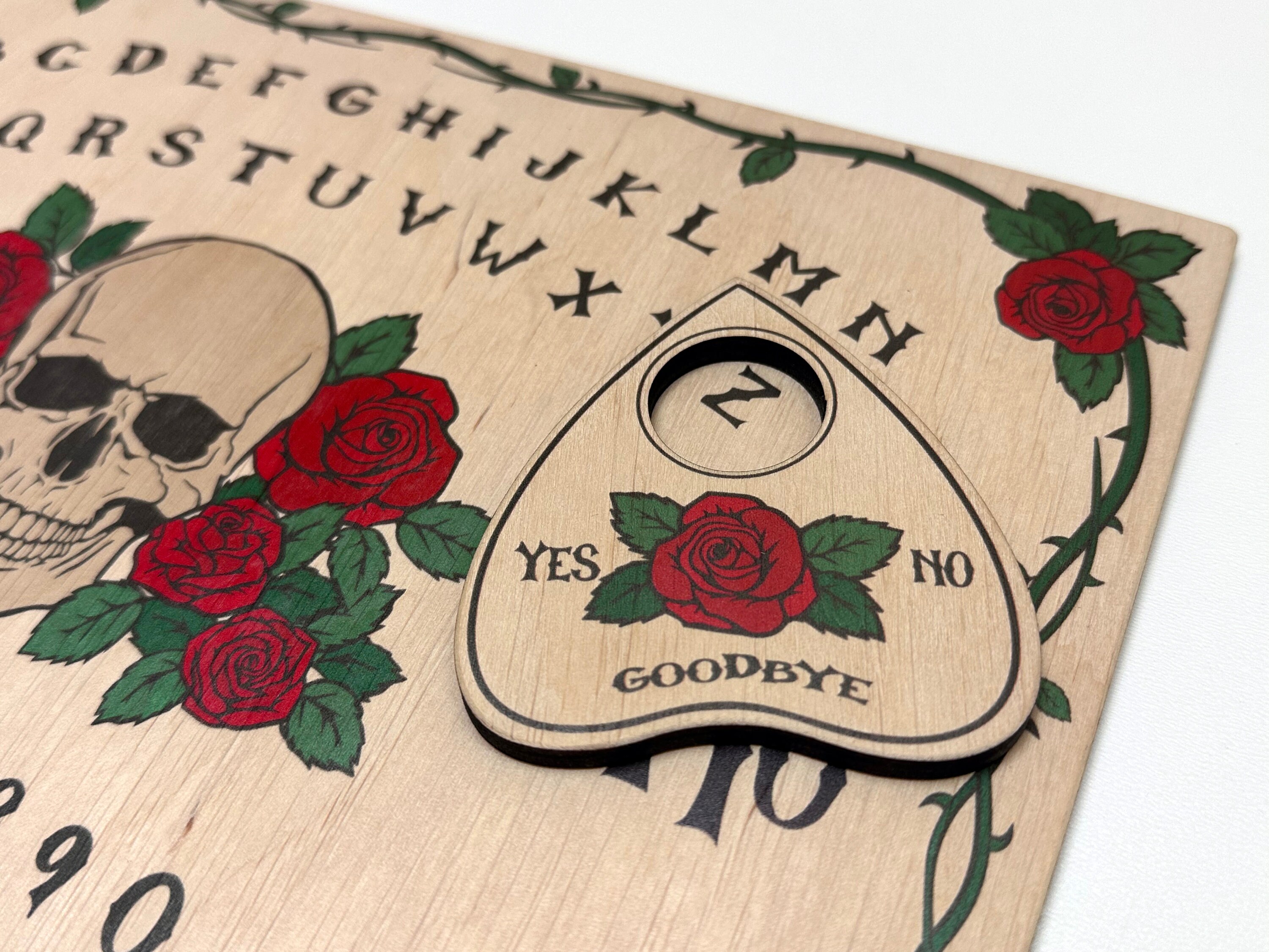 Wooden Spirit Ouija Board With Planchette-talking Board-board Games ...