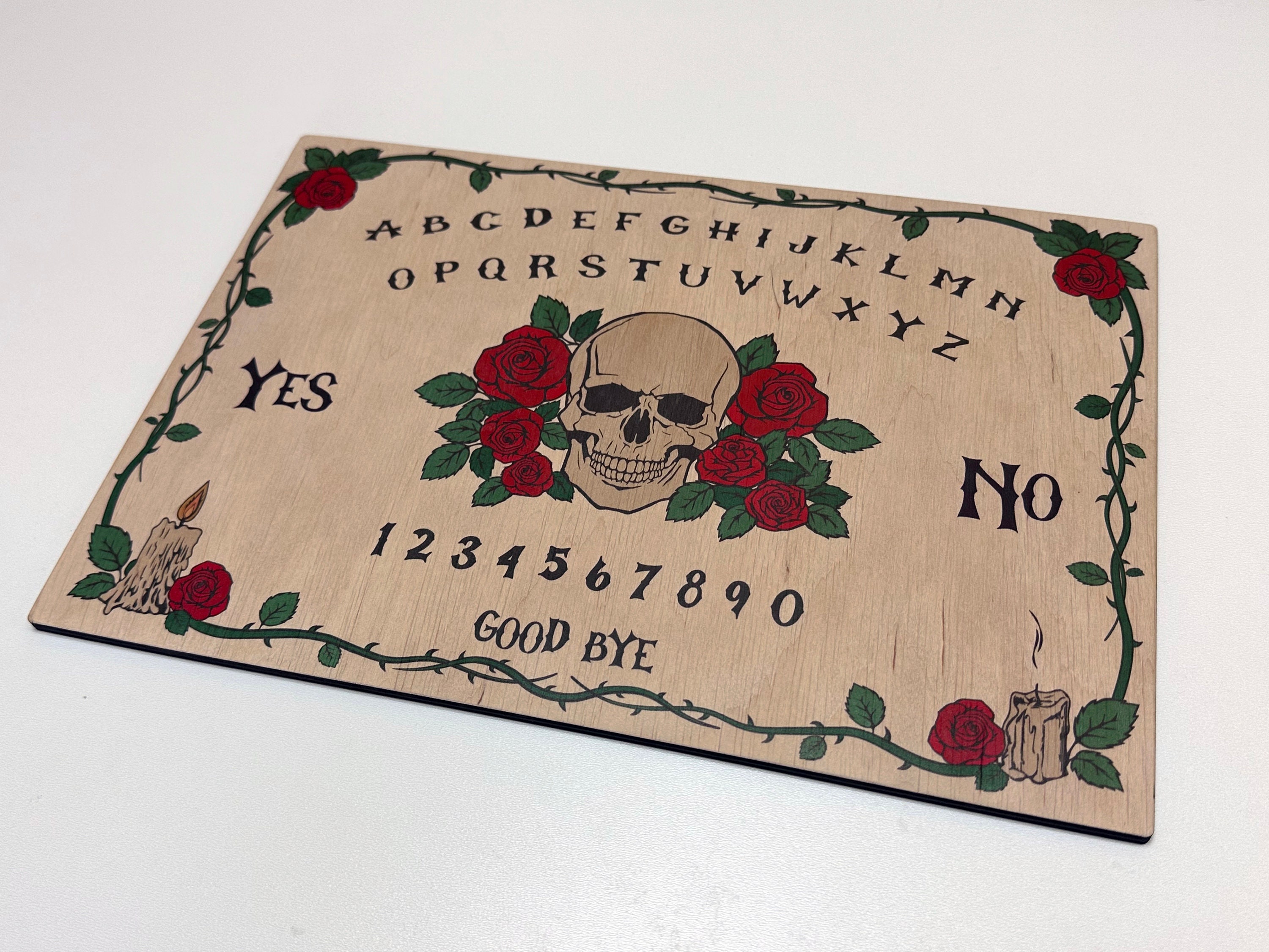 Wooden Spirit Ouija Board With Planchette-talking Board-board Games ...