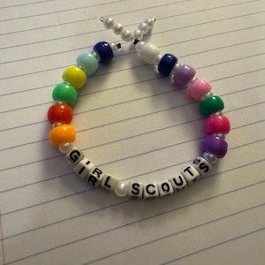 Girl Scout Beaded Bracelet - Kaper Chart Bracelets - Chore Chart ...
