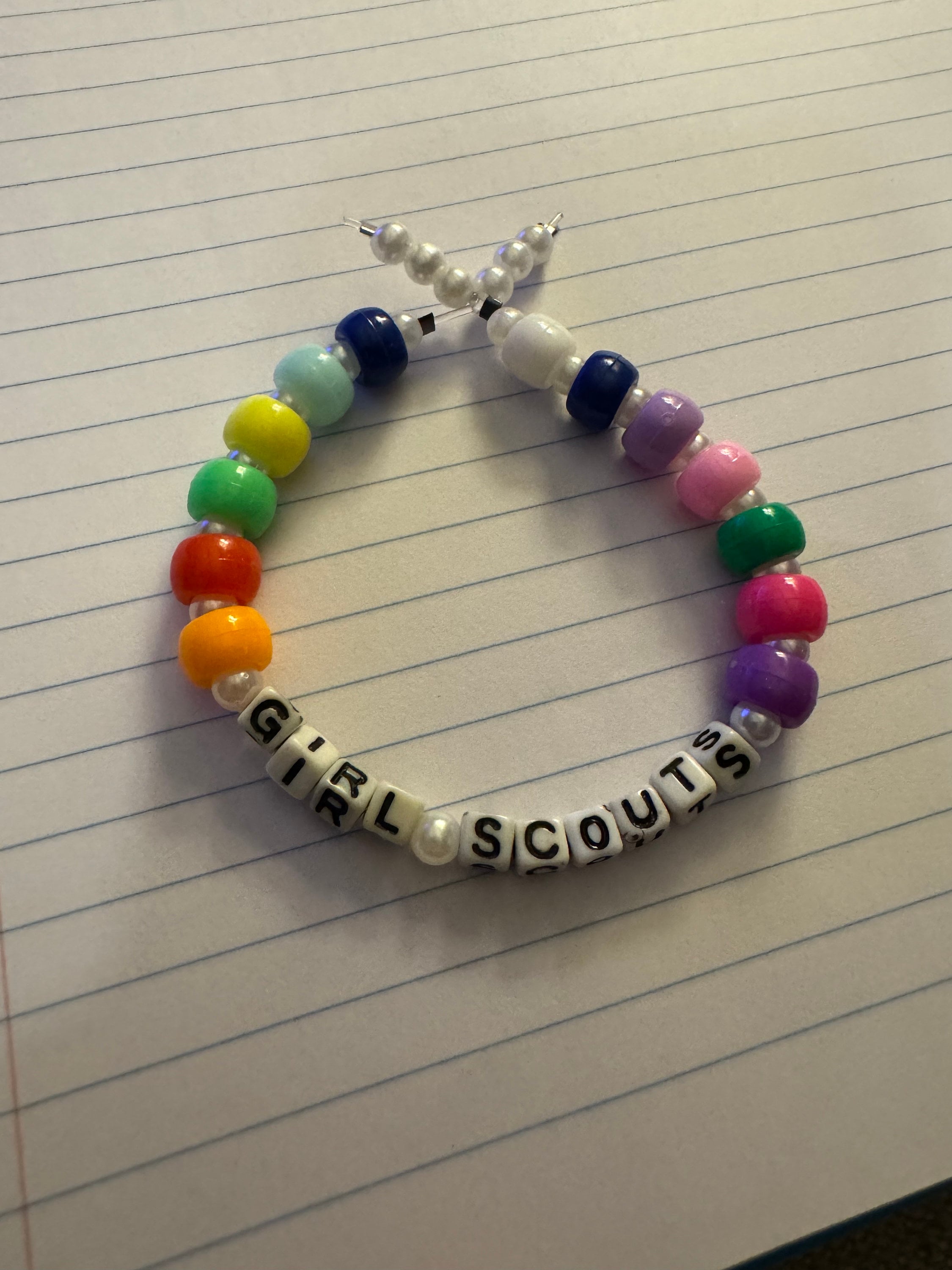 Girl Scout Beaded Bracelet - Kaper Chart Bracelets - Chore Chart ...