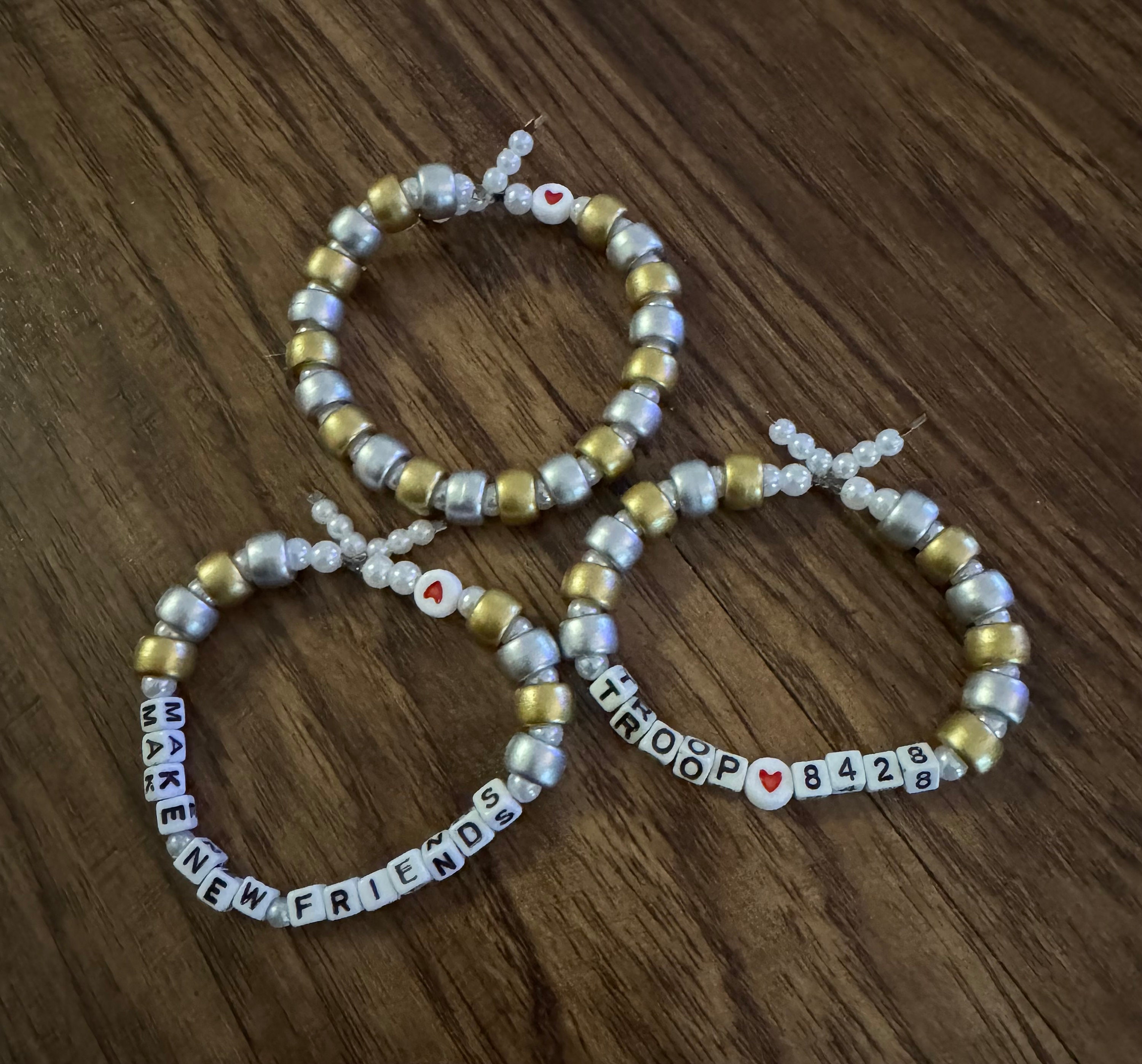 Girl Scout Beaded Bracelet - Kaper Chart Bracelets - Chore Chart ...